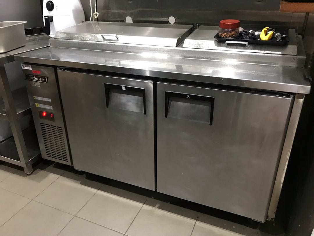 2 doors counter chiller stainless steel, Everything Else on Carousell
