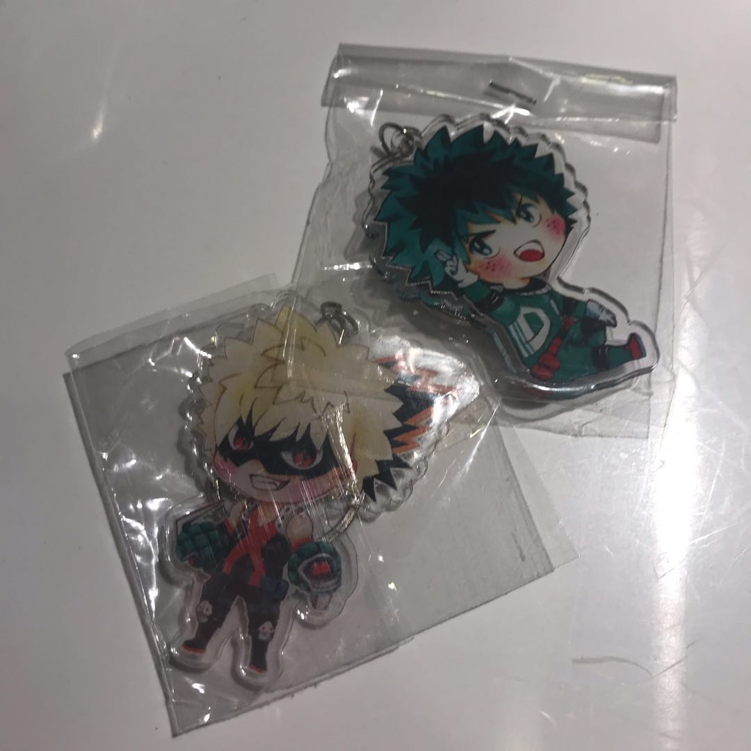 bnha keychains (bakugo, midoriya), Hobbies & Toys, Memorabilia ...