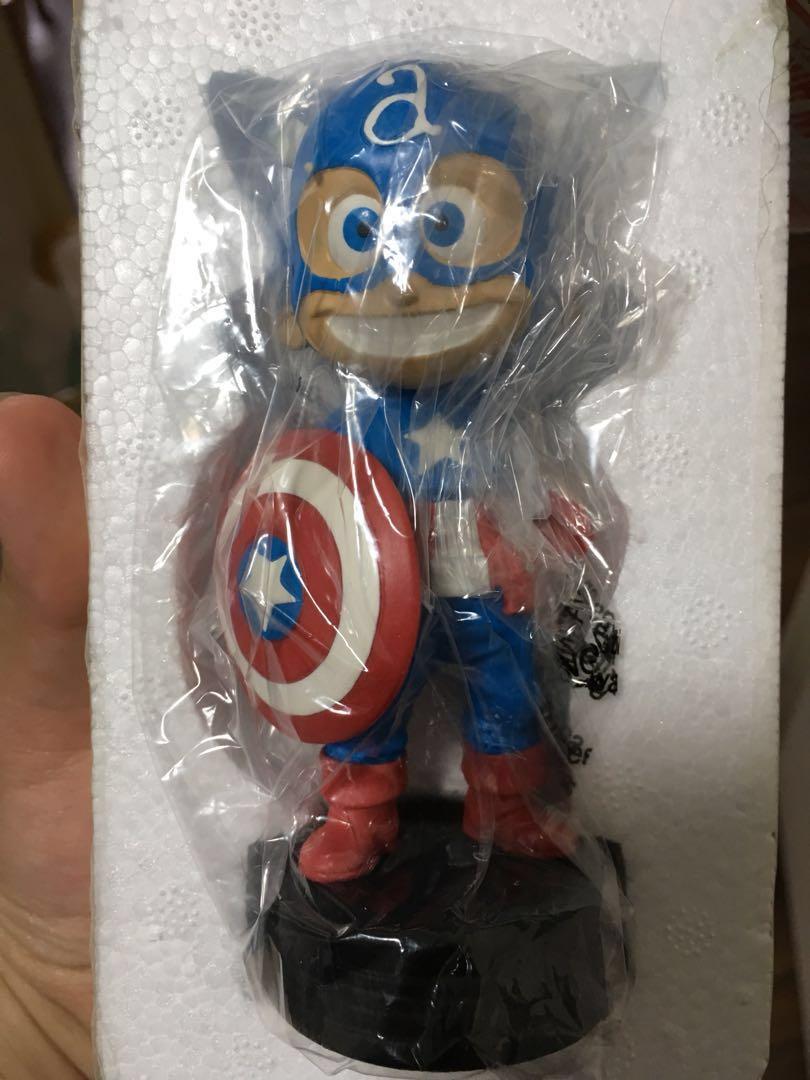 Captain America Animated Mini Statue, Hobbies & Toys, Toys & Games on ...
