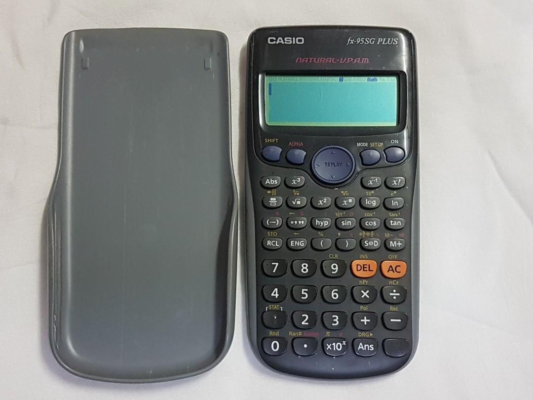 Casio fx-95SG PLUS NATURAL-V.P.A.M. Scientific Calculator With Box And ...