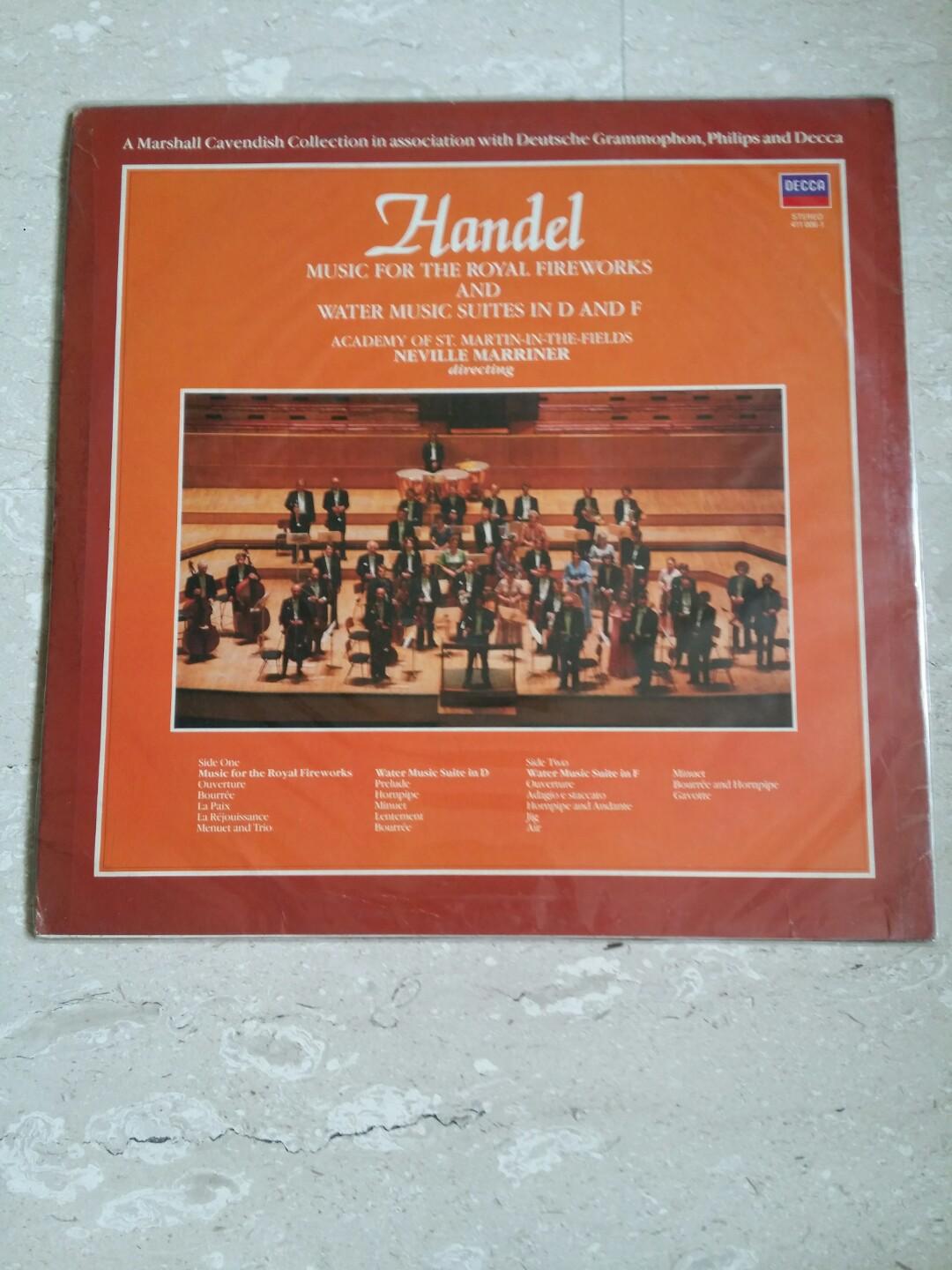 Classical Handel lp vinyl record, Hobbies & Toys, Music & Media, Vinyls ...