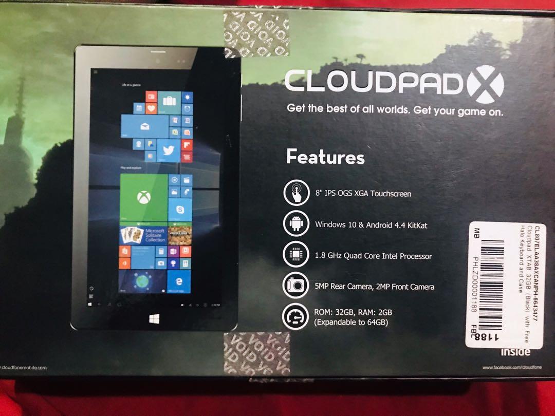 Cloudpad Xtab (32Gb), Computers & Tech, Parts & Accessories, Hard Disks ...