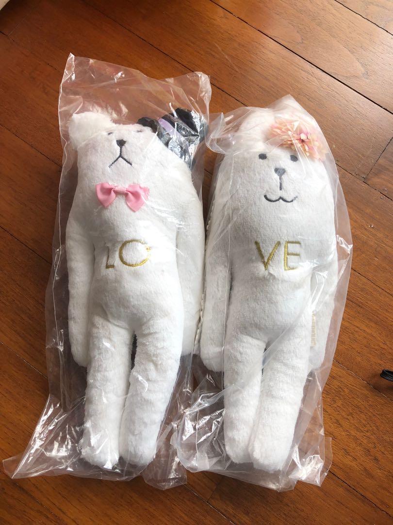 Craftholic Couple Wedding Plush set, Hobbies & Toys, Toys & Games on ...