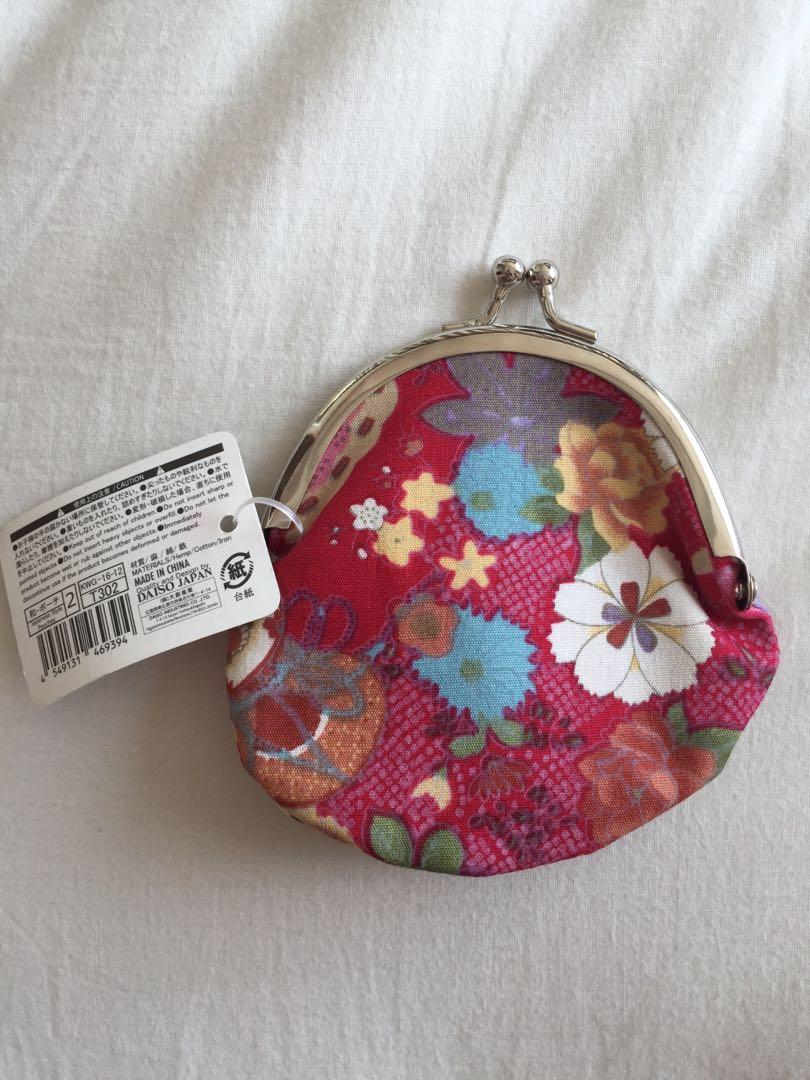 DAISO Japanese Coin Purse with Metal Clasp di Carousell