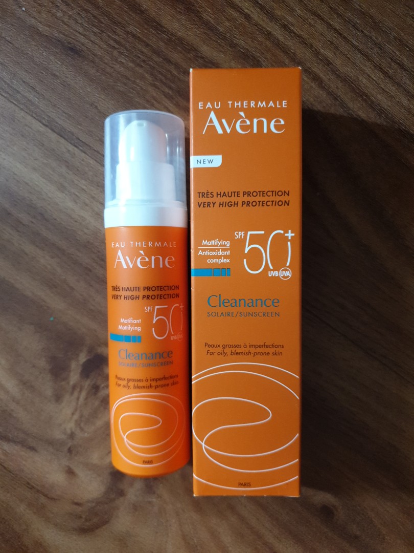 Eau Thermale Avene cleanance sunscreen, Beauty & Personal Care, Face ...
