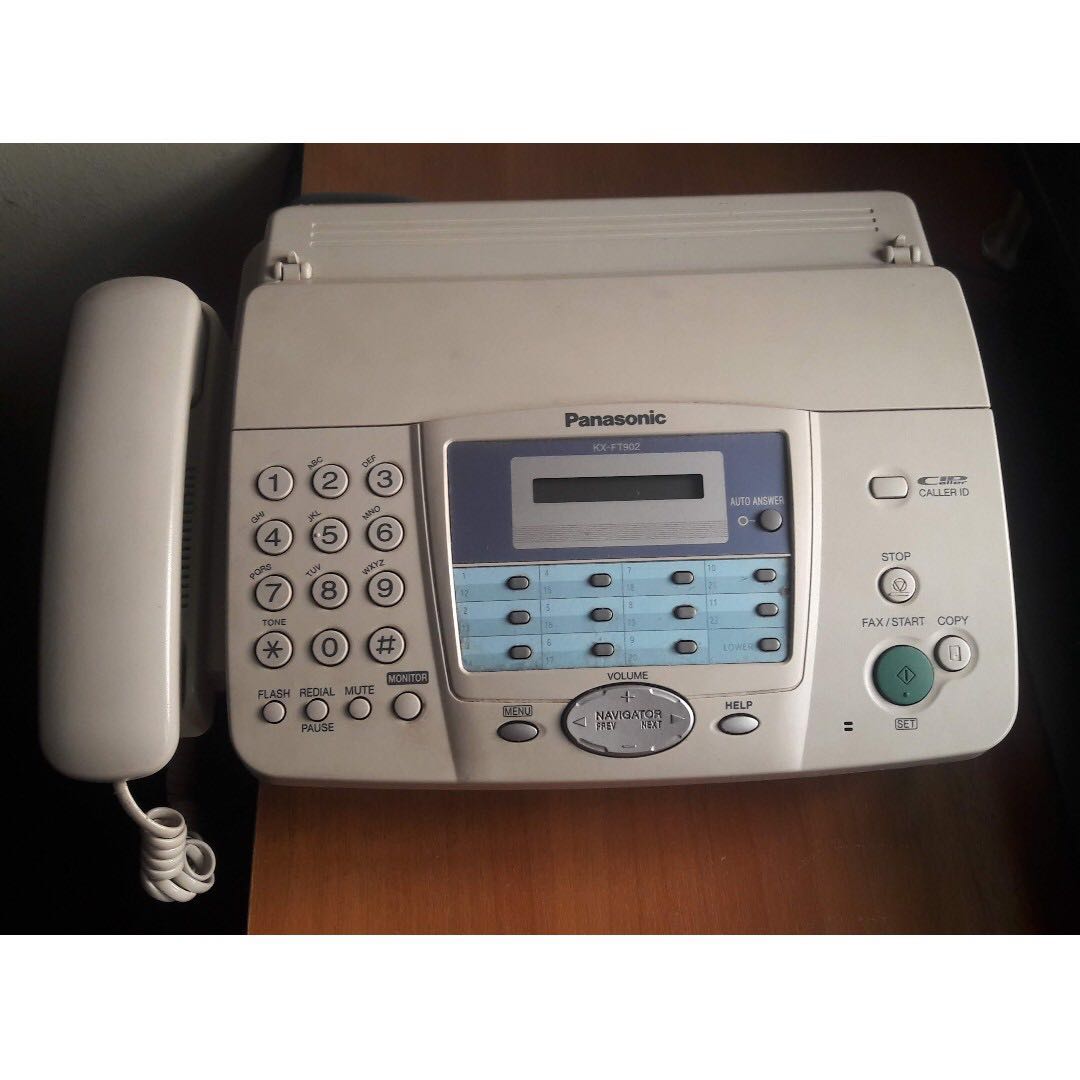 Fax Telephone Machine | Panasonic KX-FT902, Computers & Tech, Printers ...