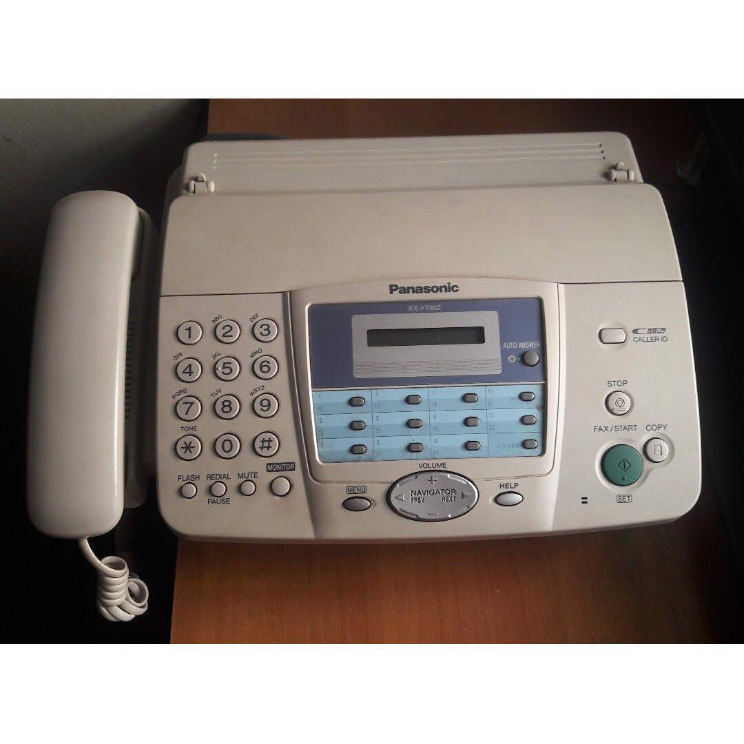 Fax Telephone Machine | Panasonic KX-FT902, Computers & Tech, Printers, Scanners & Copiers on ...