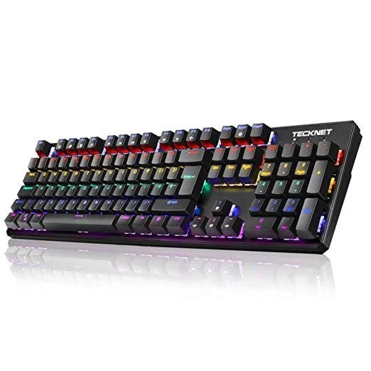 [HG211] TeckNet Arctrix Mechanical Keyboard Blue 105 Keys, Full Anti ...