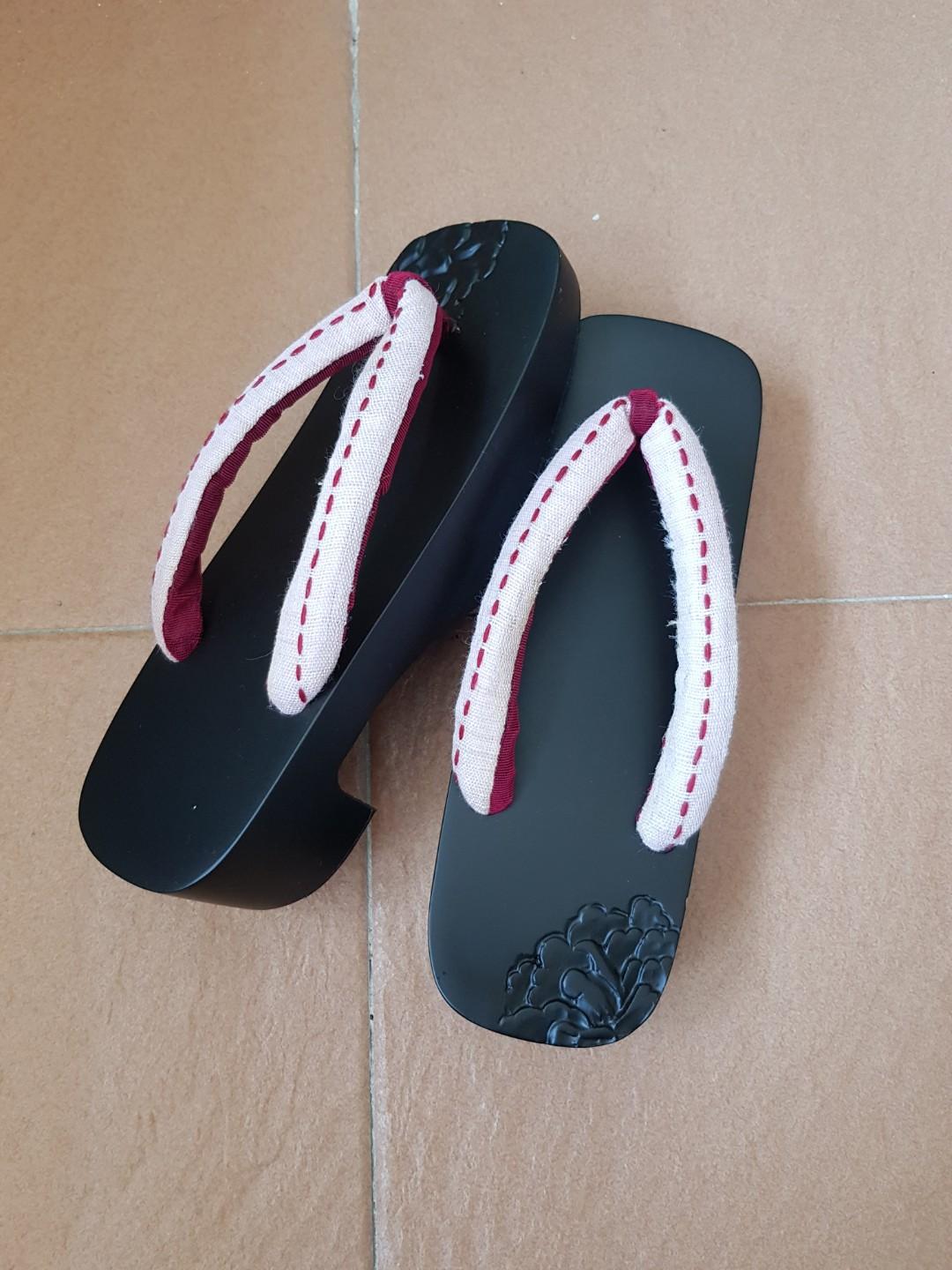 Japanese Platform Geta, Women's Fashion, Footwear, Sandals on Carousell