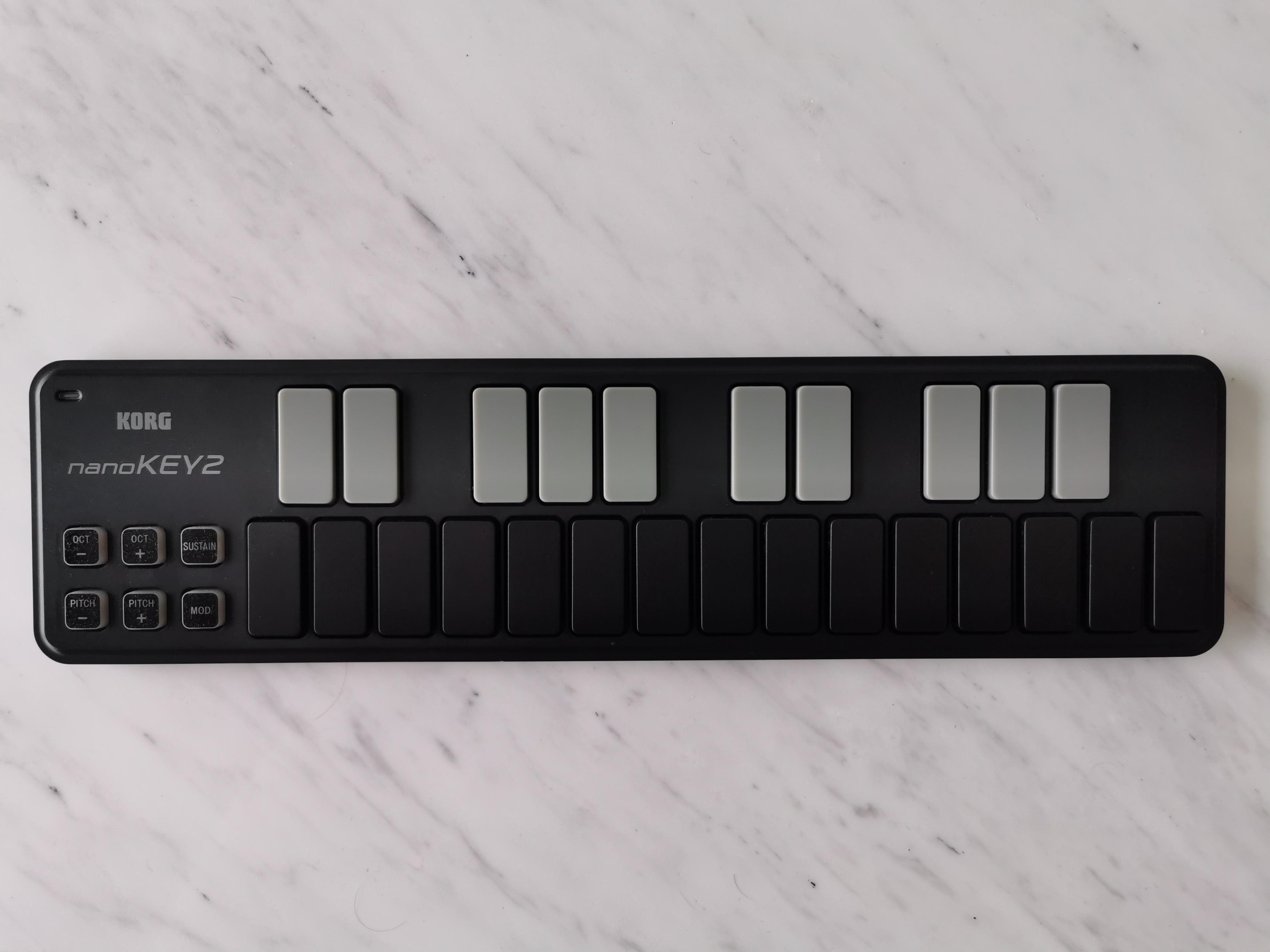 KORG nanoKEY 2 USB Keyboard (black), Hobbies & Toys, Music & Media ...