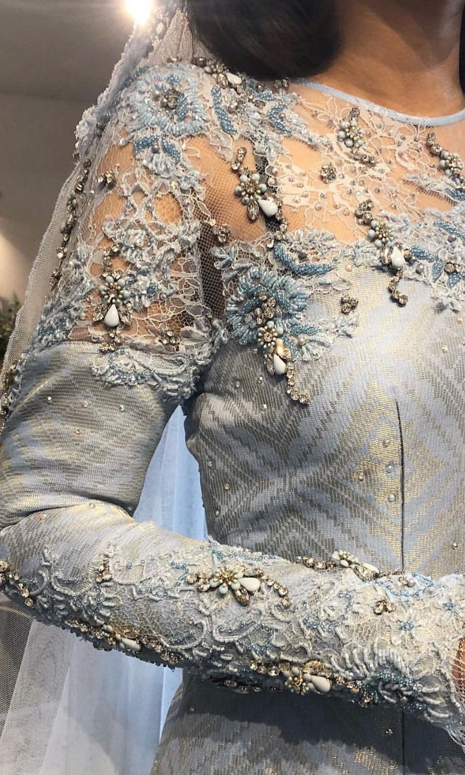 Malay Wedding/ Bridal Songket set, Women's Fashion, Dresses & Sets ...