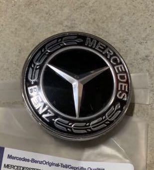 Mercedes front boot emblem (Black), Car Accessories, Accessories on ...