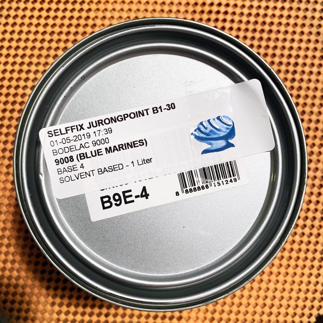 Nippon High Gloss Enamel Paint (Bodelac 9008 Blue Marines) 1 Litre for ...