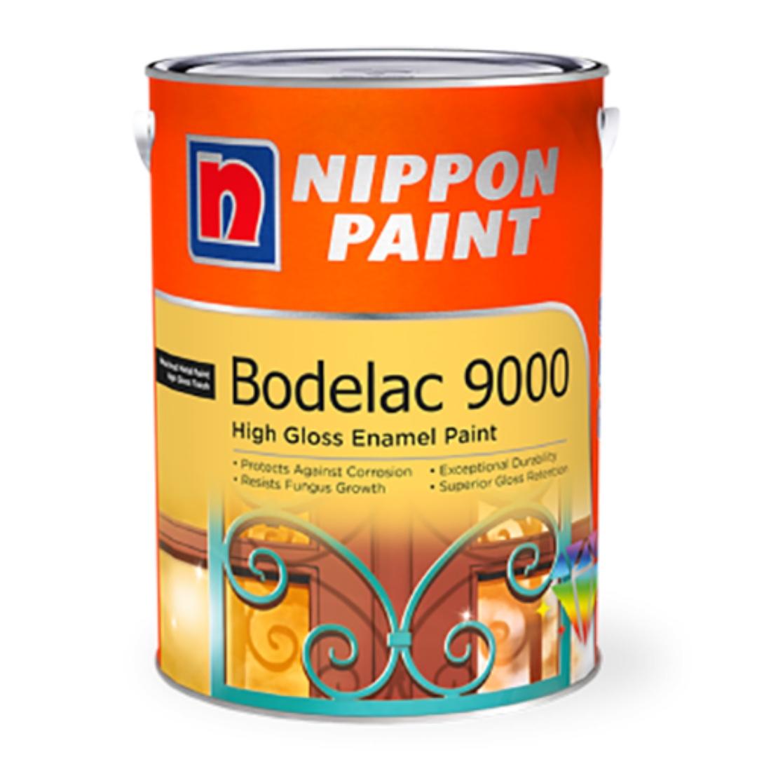 Nippon High Gloss Enamel Paint (Bodelac 9008 Blue Marines) 1 Litre for ...
