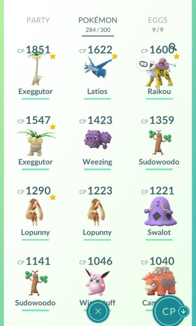 Pokémon go pokemons(1), Video Gaming, Video Games, Nintendo on Carousell