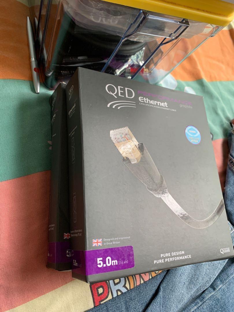 QED Performance Graphite Ethernet Cable 5m, Audio, Portable Audio ...