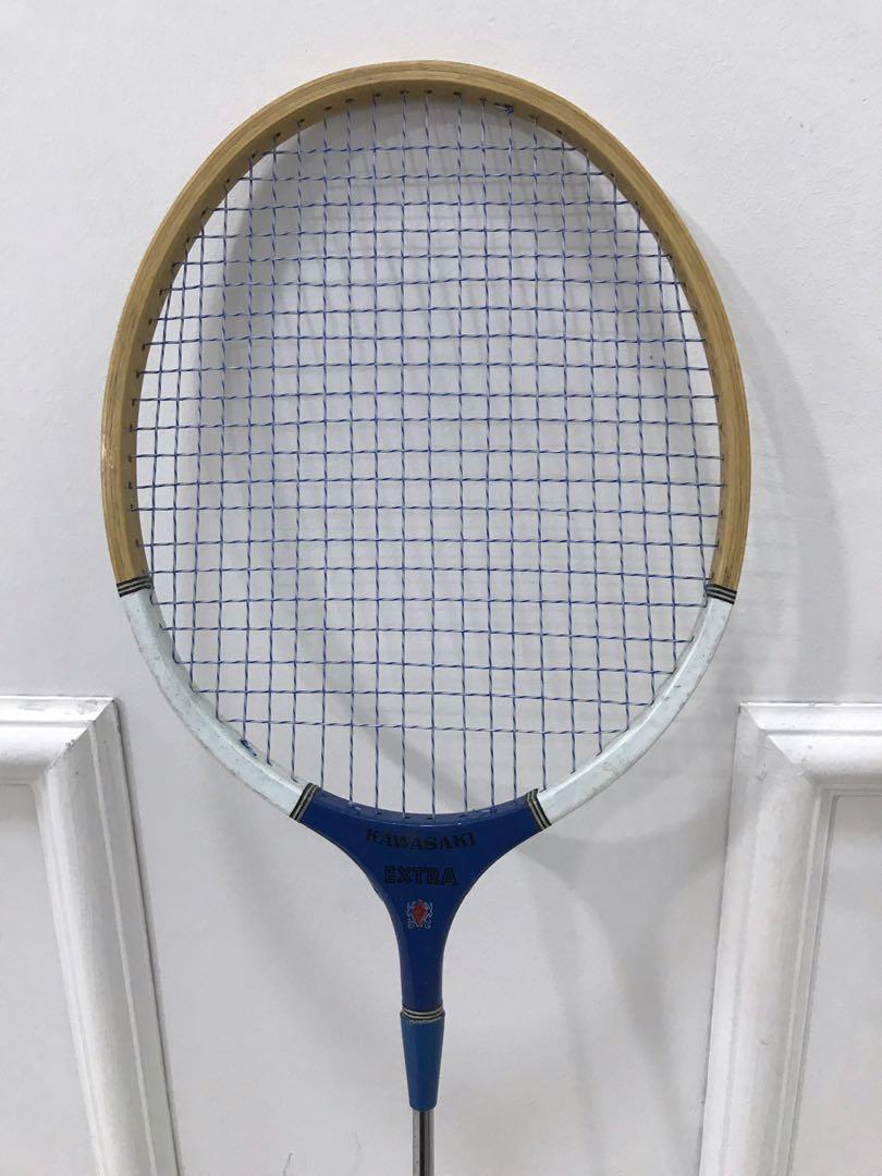 Raket Badminton Classic Kawasaki Wooden, Sports Equipment, Sports ...