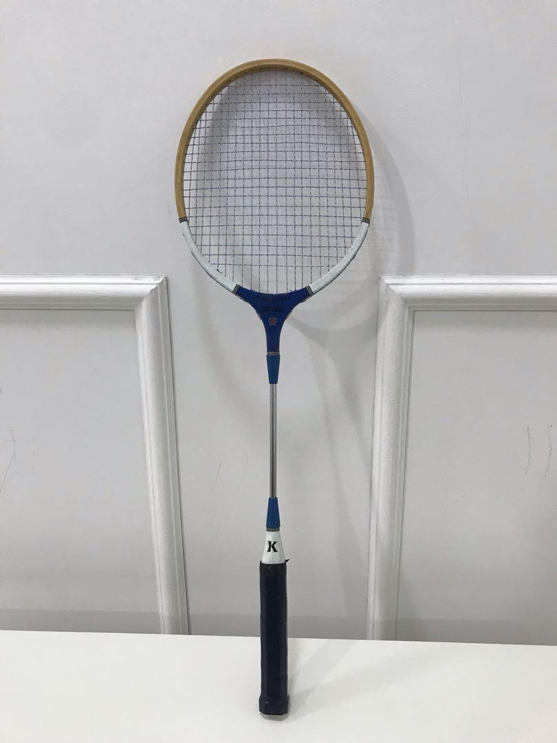 Raket Badminton Classic Kawasaki Wooden, Sports Equipment, Sports ...