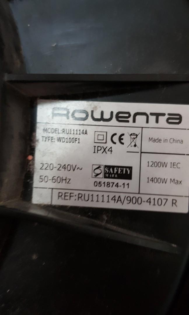 Rowenta Wet & Dry Vacuum Cleaner, TV & Home Appliances, Vacuum Cleaner ...