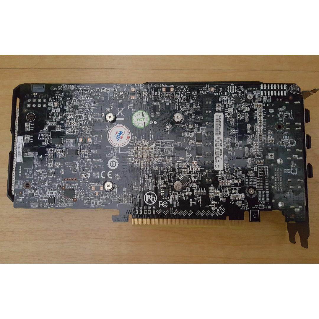(RUSH) GPU - Gigabyte RX 580 8GB (w no backplate), Computers & Tech ...