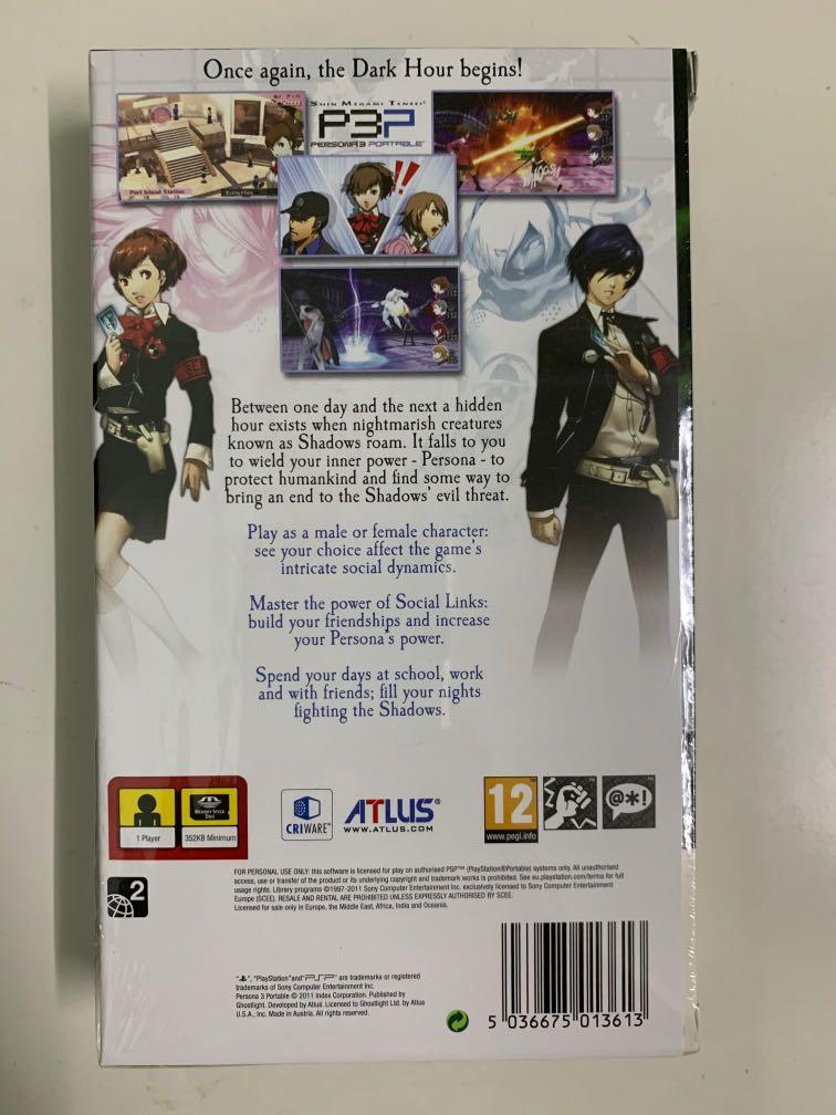 Shin Megami Tensei: Persona 3 Portable - Collector's Edition (PSP ...