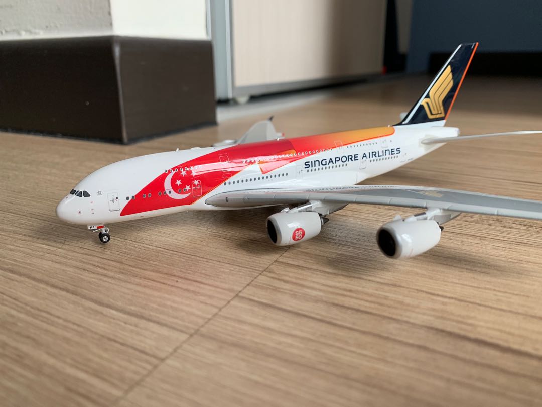 Singapore Airlines Airbus A380 9V-SKJ “SG50 livery” Phoenix 1/400 scale ...