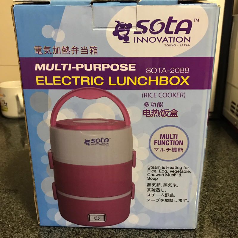 SOTA Multi Purpose Electric Lunchbox, Furniture & Home Living ...