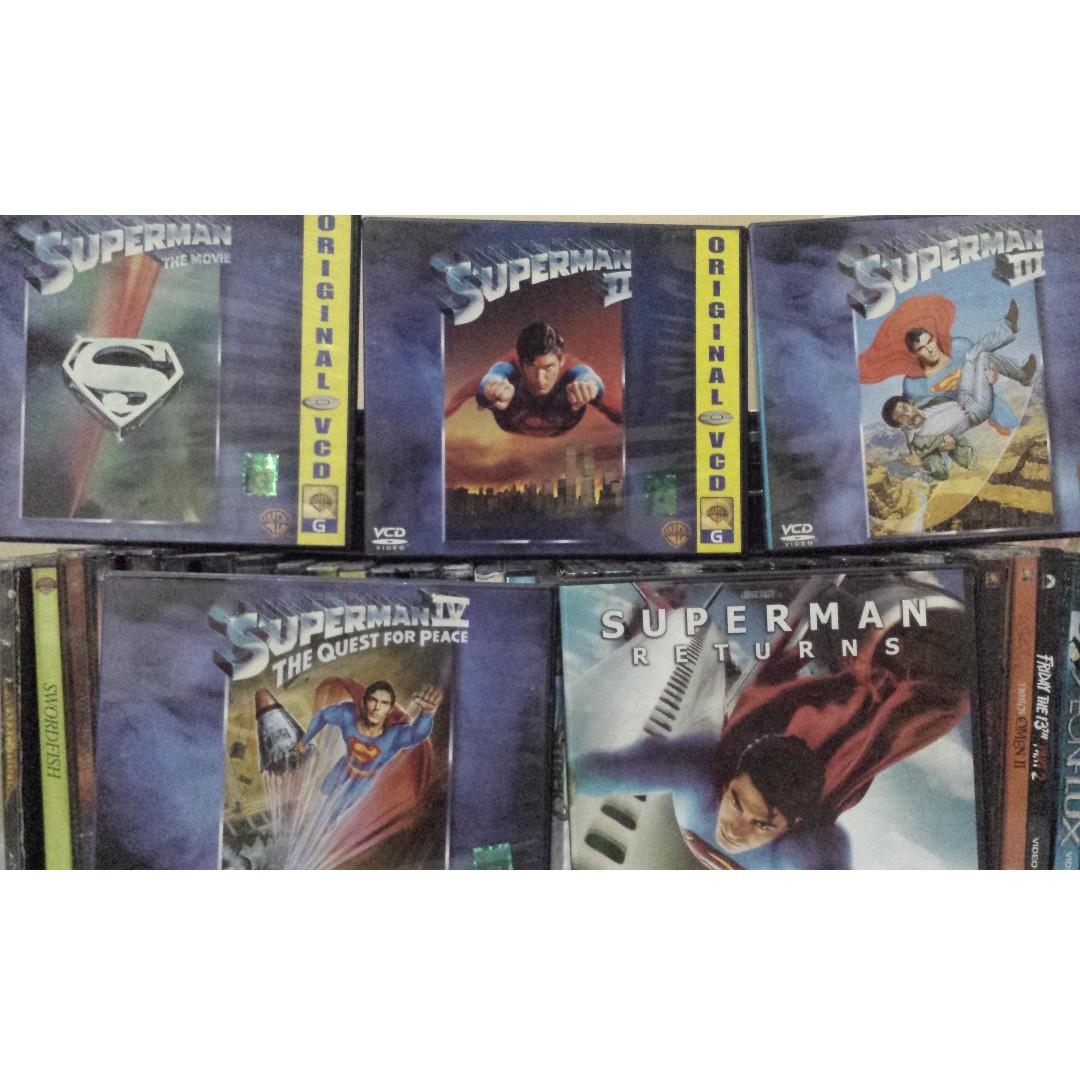 Superman Original VCD Collection ( Superman 1 to IV and Superman ...