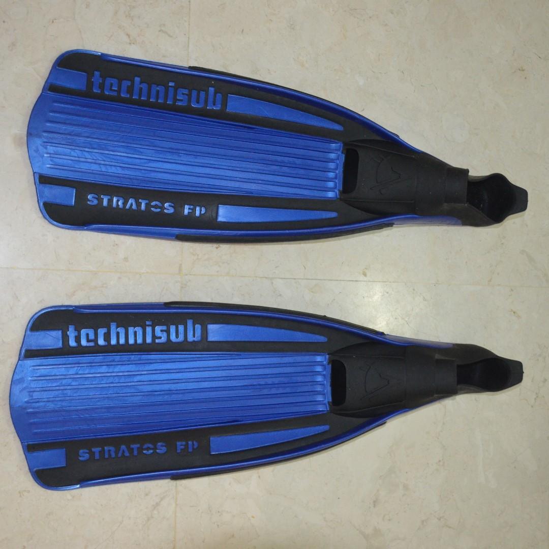 Technisub Stratos FP scuba dive / snorkeling fins, Sports Equipment ...