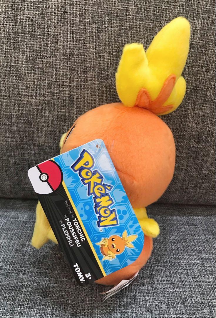 Torchic Tomy Pokemon sitting down plushy mascot USA, Hobbies & Toys ...