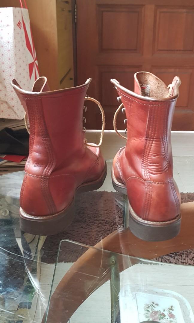 Vintage Red Wing 214, Men's Fashion, Footwear, Boots on Carousell
