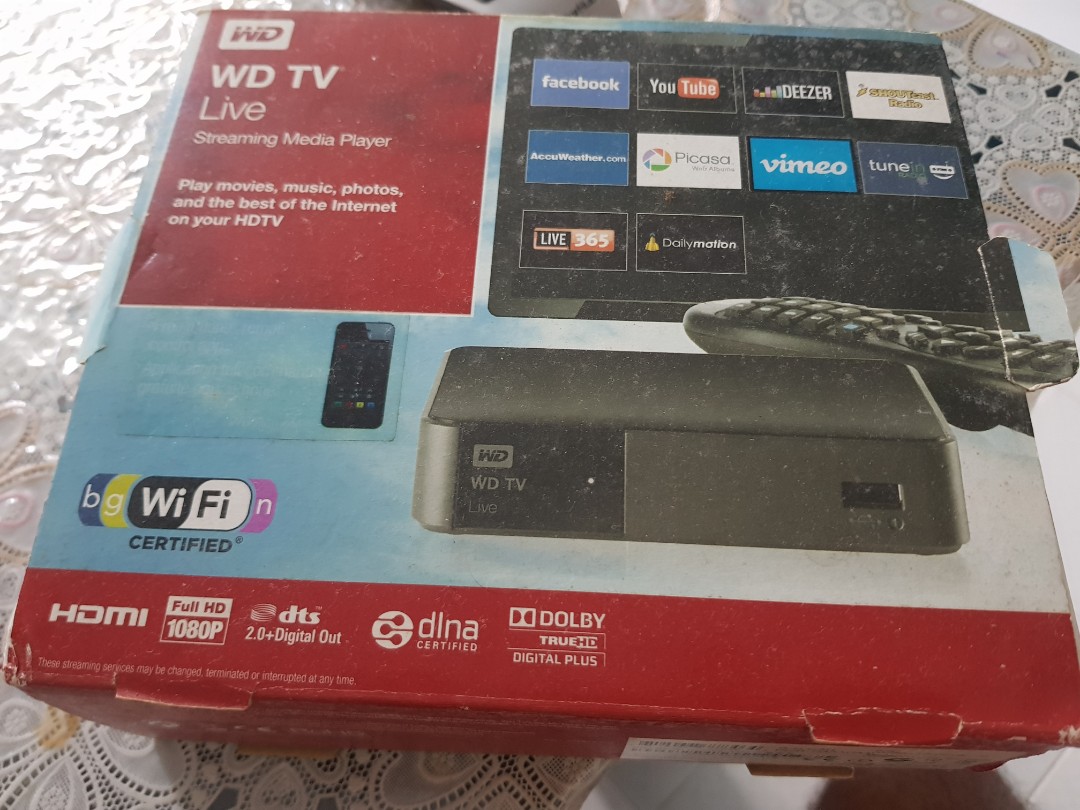 Wd TV Streaming Gadget media player, TV & Home Appliances, TV ...