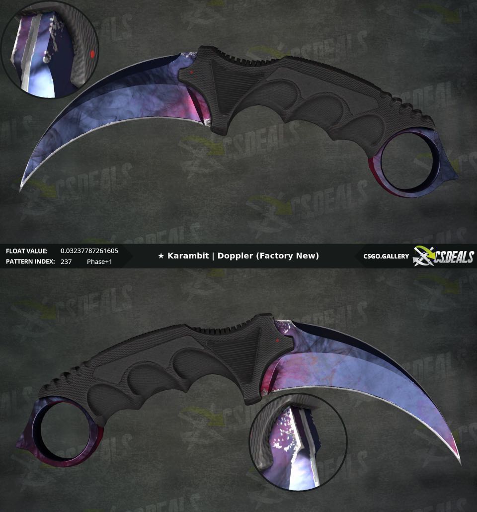 [66%] Market csgo Karambit doppler, Video Gaming, Gaming Accessories, Game Gift Cards & Accounts ...