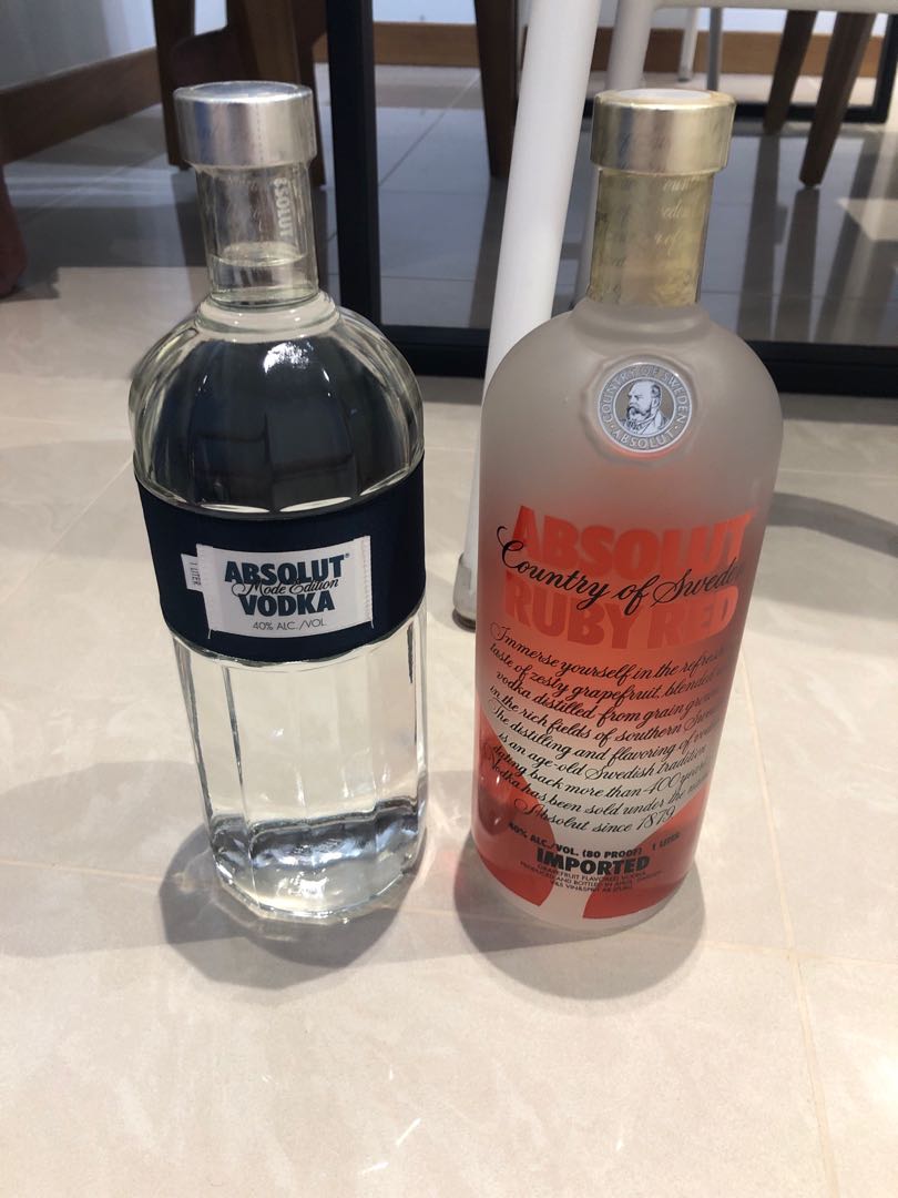 Absolut Vodka, Food & Drinks, Alcoholic Beverages on Carousell
