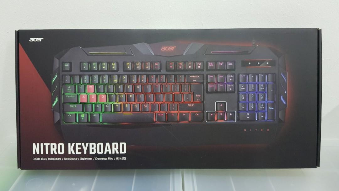 Acer Nitro Keyboard, Computers & Tech, Parts & Accessories, Computer ...