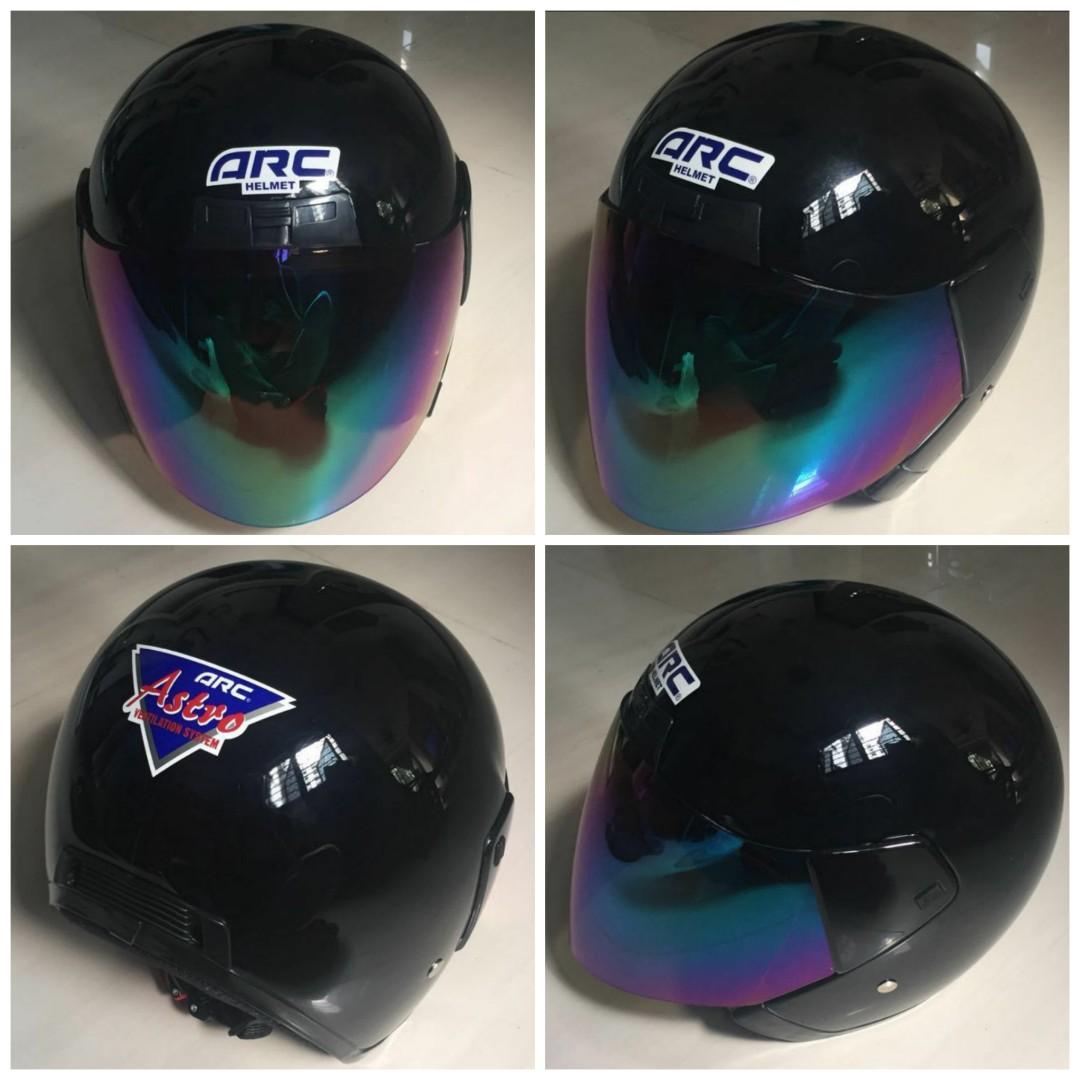 Arc Astro Helmet (Free Tinted Visor), Motorcycles, Motorcycle ...
