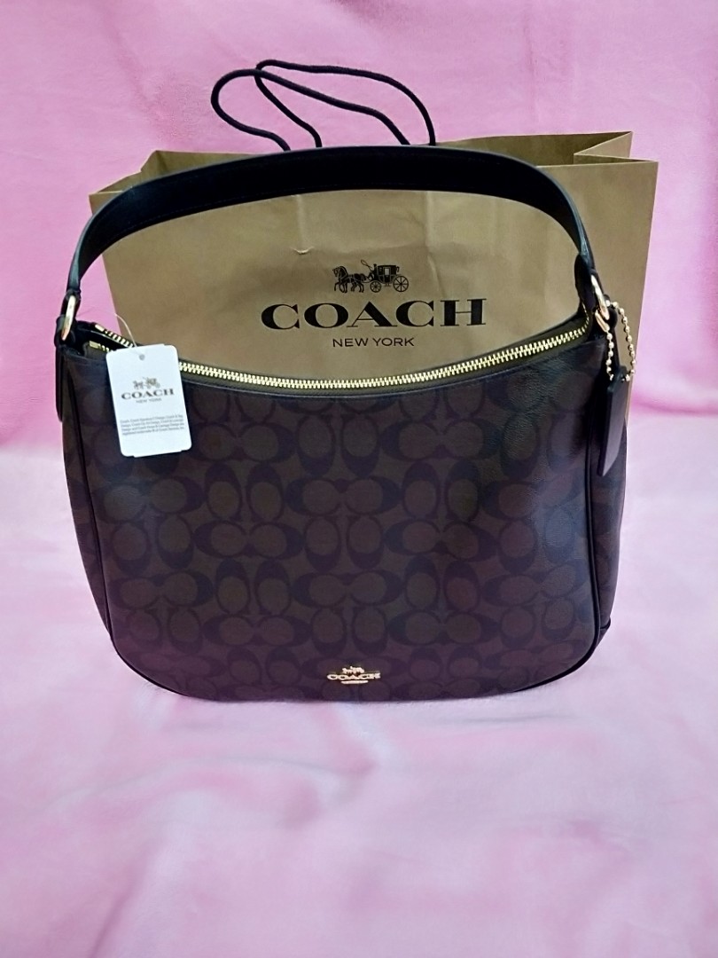 Coach ZIP SHOULDER BAG IN SIGNATURE CANVAS, Luxury, Bags & Wallets on ...