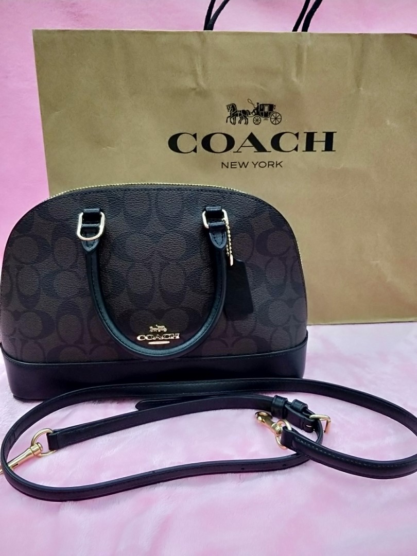 Coach Mini Sierra Satchel, Luxury, Bags & Wallets on Carousell