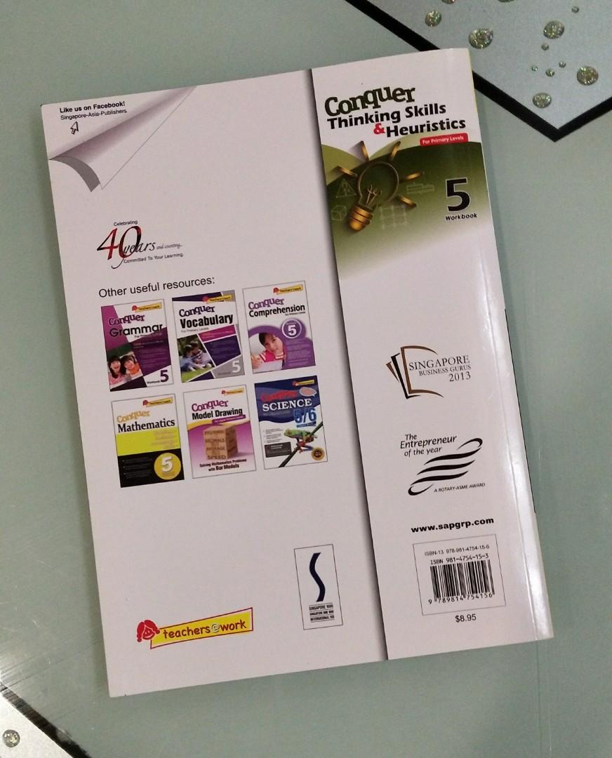 Conquer Thinking Skills & Heuristics Workbook 5, Hobbies & Toys, Books ... Conquer Thinking Skills & Heuristics Workbook 5, Hobbies & Toys, Books ...