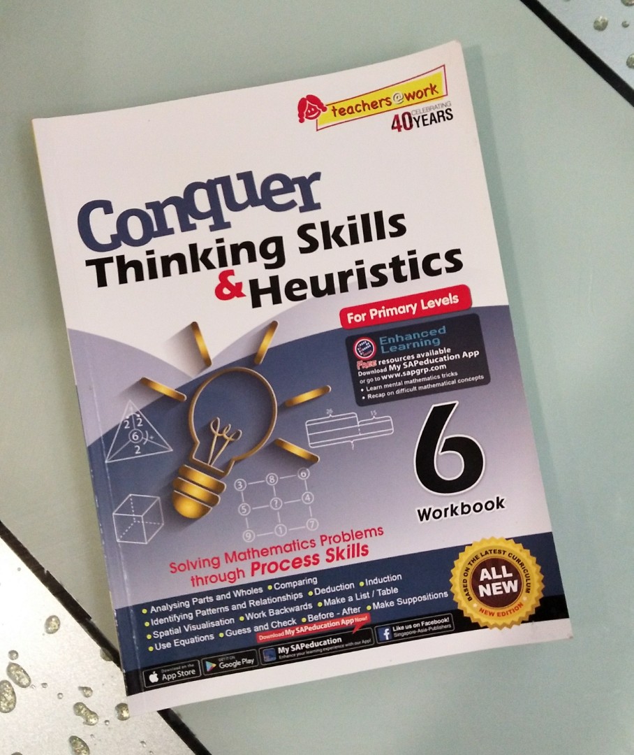 Conquer Thinking Skills & Heuristics Workbook 6, Hobbies & Toys, Books ... Conquer Thinking Skills & Heuristics Workbook 6, Hobbies & Toys, Books ...