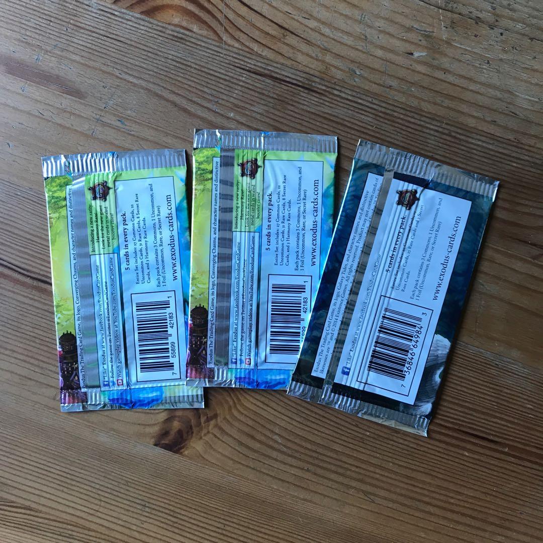 Exodus Trading Card Game Galaxy Tides , Converging Chasms, Hobbies ...