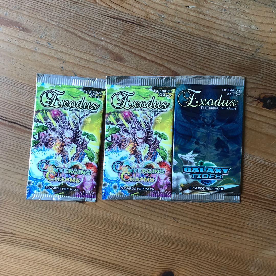 Exodus Trading Card Game Galaxy Tides , Converging Chasms, Hobbies ...