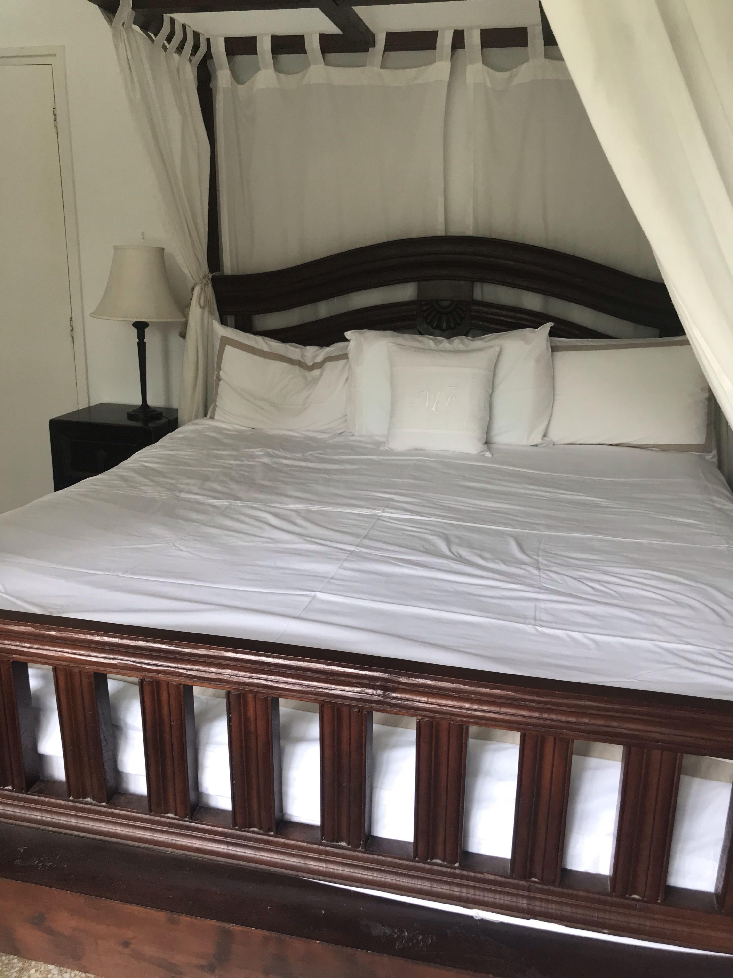 Four-Poster John Erdos King size bed with mattress , Furniture & Home ...