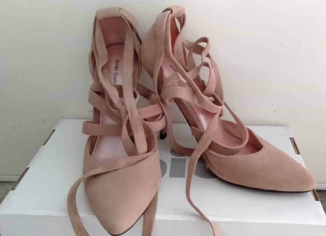 GIBI COLLECTION (GLADIATOR STYLE) HEELS on Carousell