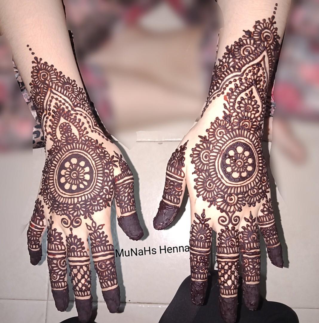 Hari Raya Henna, Women's Fashion, Dresses & Sets, Traditional & Ethnic ...