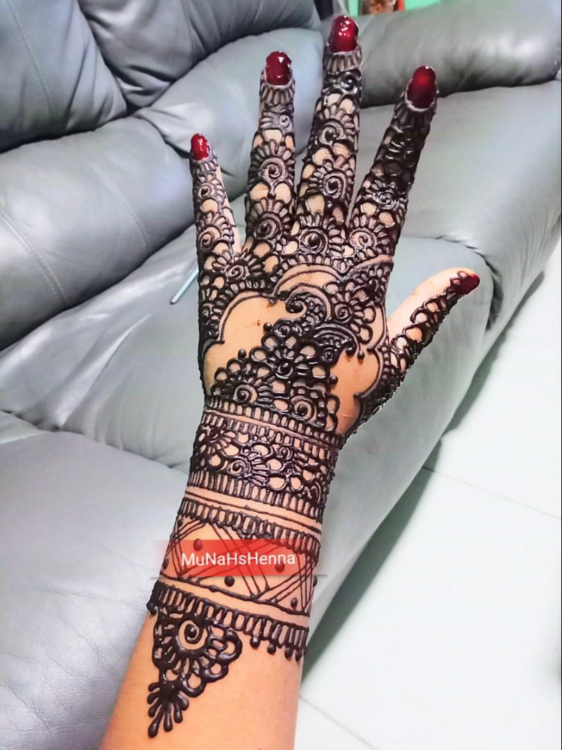 Hari Raya Henna, Women's Fashion, Dresses & Sets, Traditional & Ethnic ...