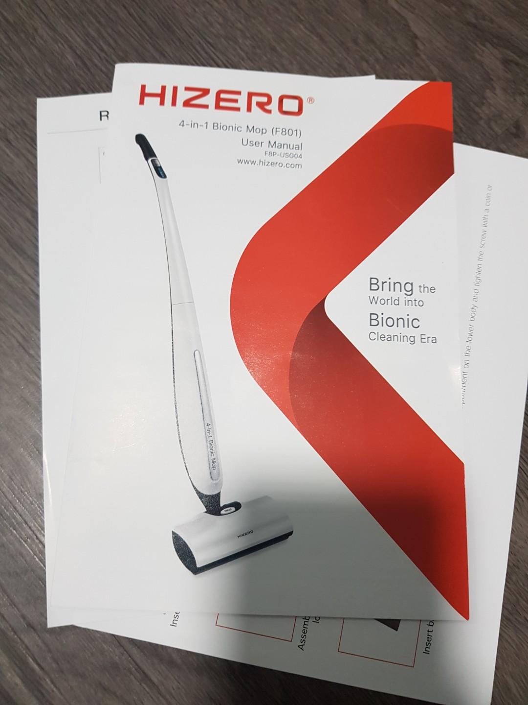 Hizero 4-in-1 Bionic mop, Furniture & Home Living, Cleaning & Homecare ...