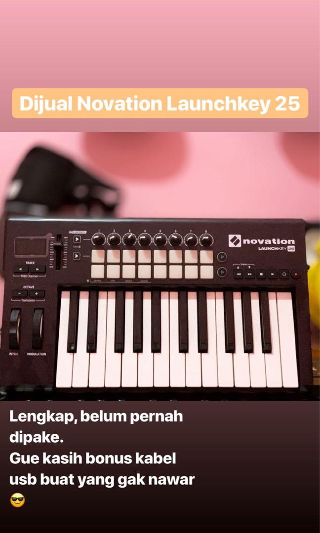 Jual Midi controller Novation Launchkey 25 second tapi ga pernah dipake ... Jual Midi controller Novation Launchkey 25 second tapi ga pernah dipake ...