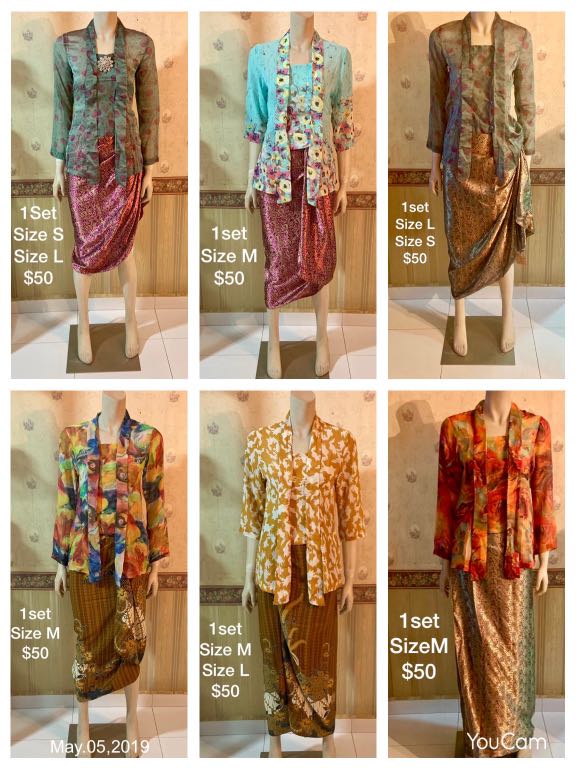 Kebaya Set, Women's Fashion, Muslimah Fashion, Baju Kurung & sets on ...