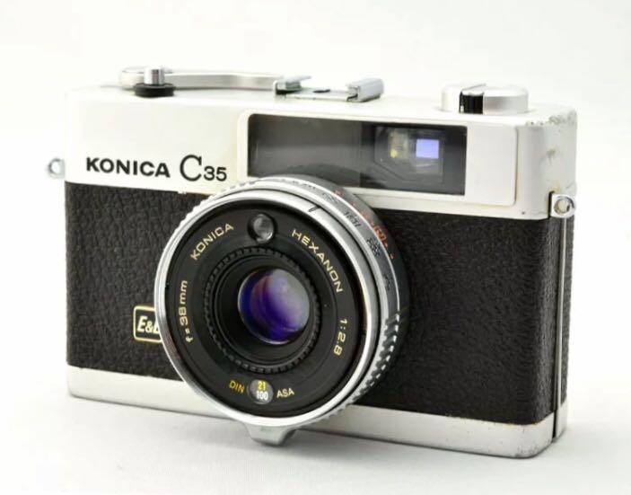 Konica C35 E/L Film Camera, Photography, Cameras on Carousell